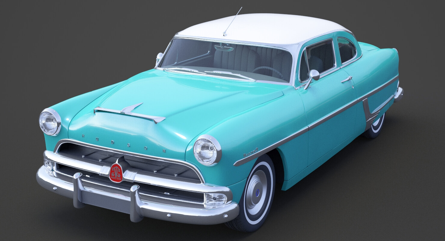 Hudson Hornet 2Door 1954 - 3D Model by sky3dstudios69