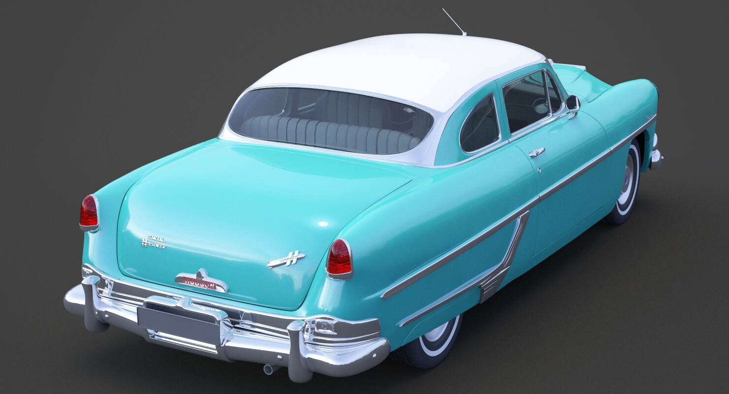 Hudson Hornet 2Door 1954 - 3D Model by sky3dstudios69