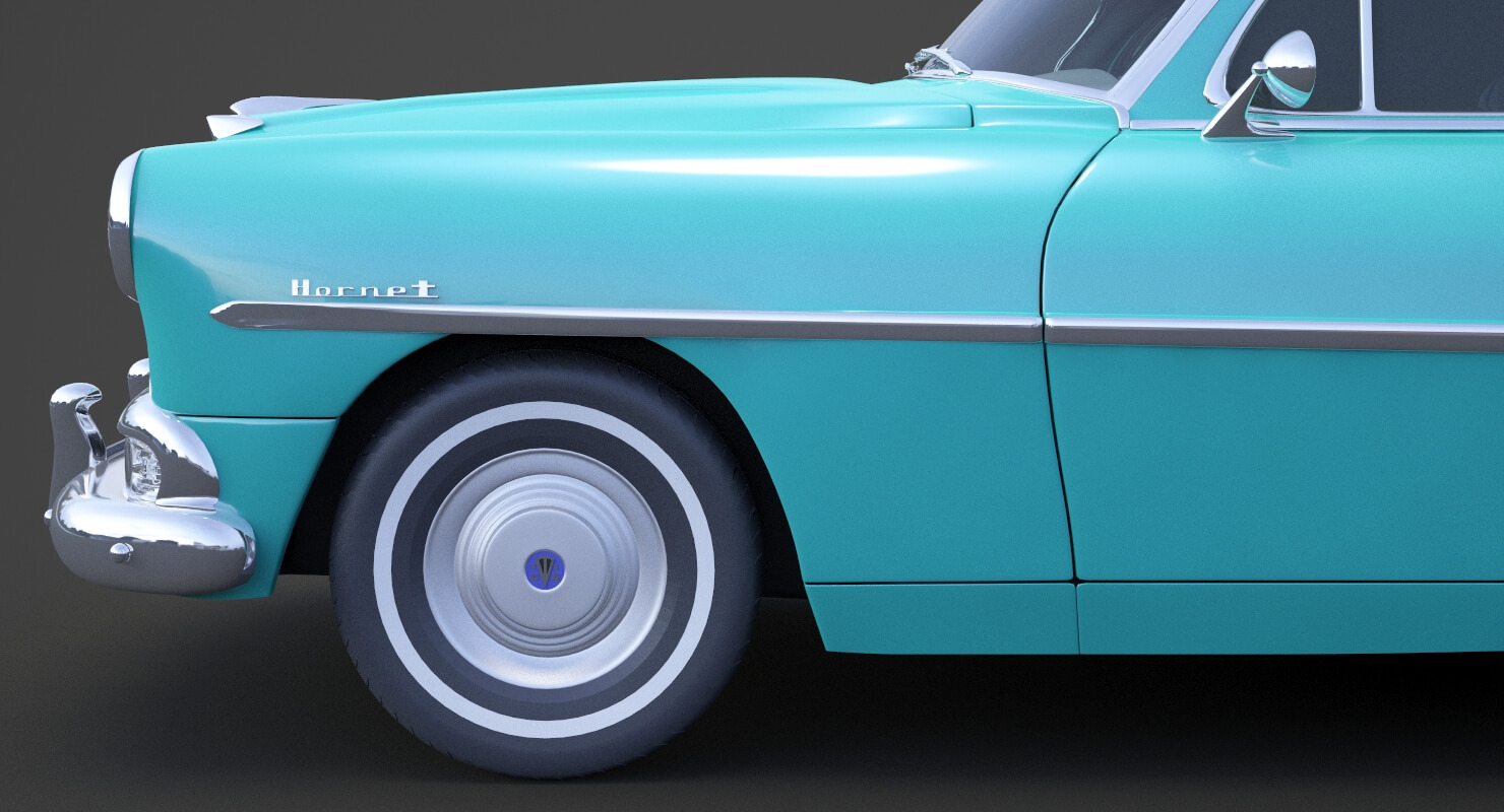 Hudson Hornet 2Door 1954 - 3D Model by sky3dstudios69