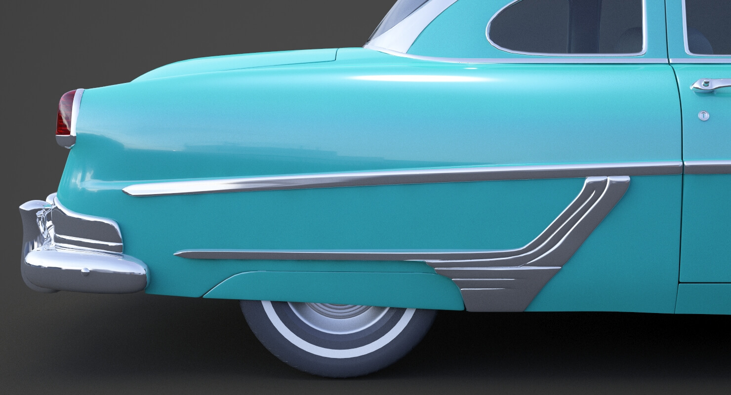 Hudson Hornet 2Door 1954 - 3D Model by sky3dstudios69