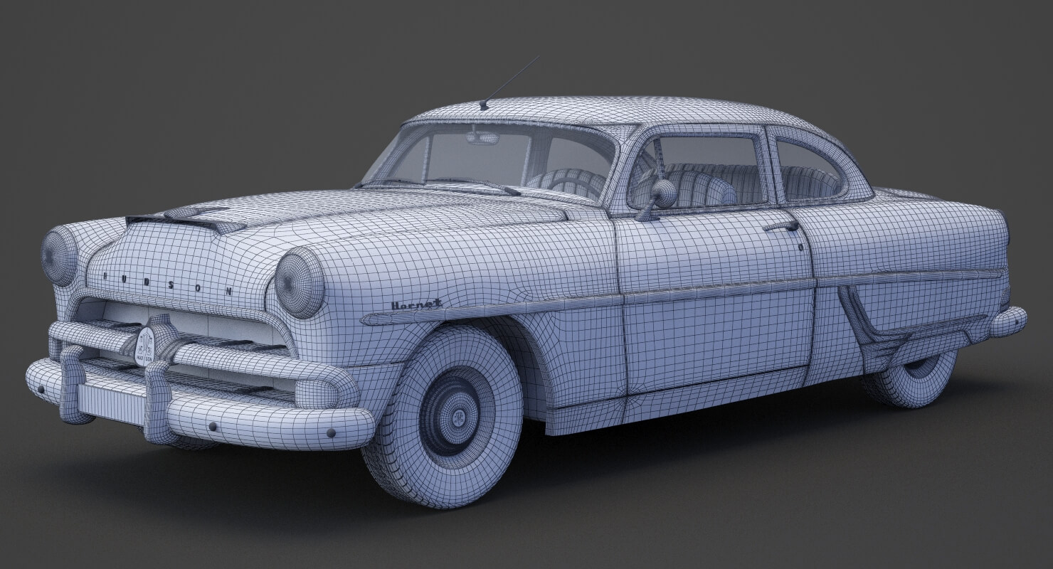 Hudson Hornet 2Door 1954 - 3D Model by sky3dstudios69
