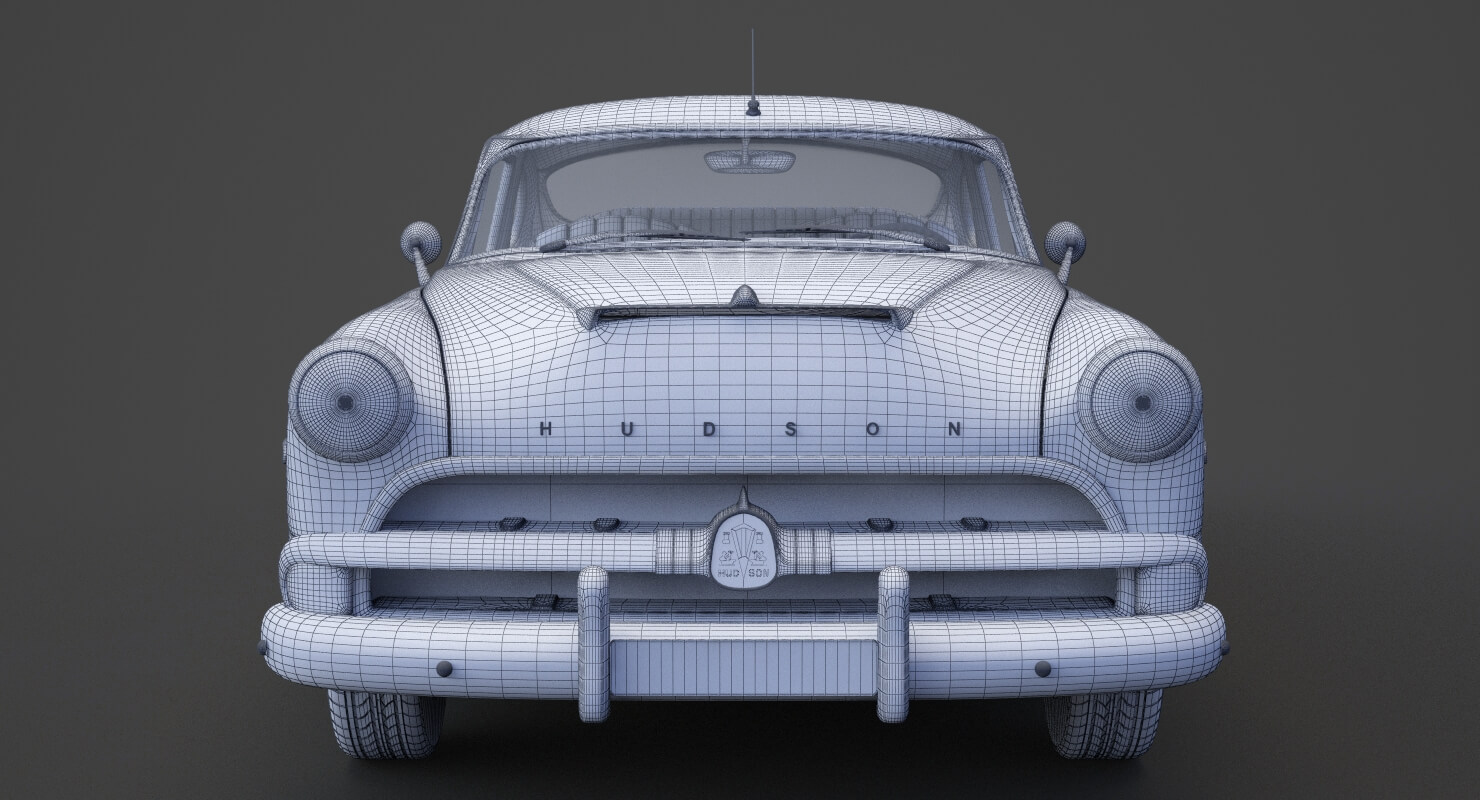 Hudson Hornet 2Door 1954 - 3D Model by sky3dstudios69
