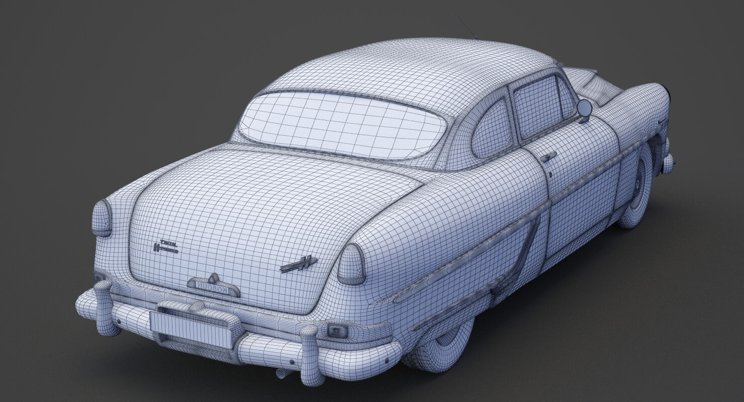 Hudson Hornet 2Door 1954 - 3D Model by sky3dstudios69