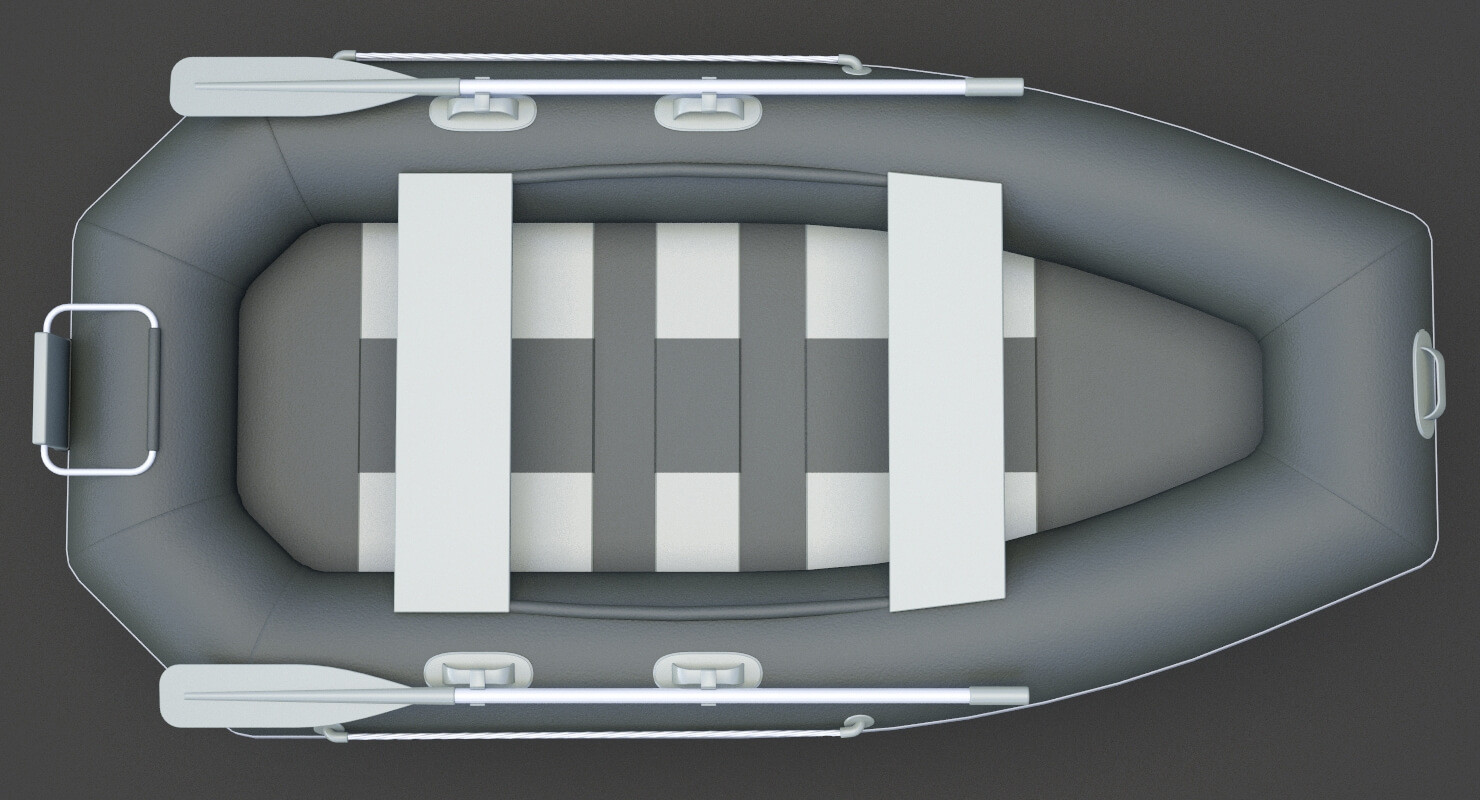 Inflatable Boat 02 - 3D Model by sky3dstudios69