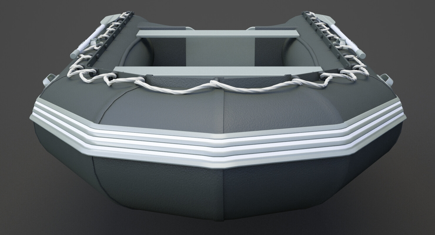 Inflatable Boat 01 - 3D Model by sky3dstudios69