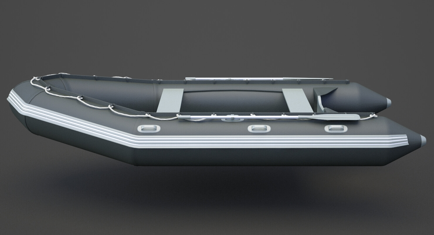 Inflatable Boat 01 - 3D Model by sky3dstudios69