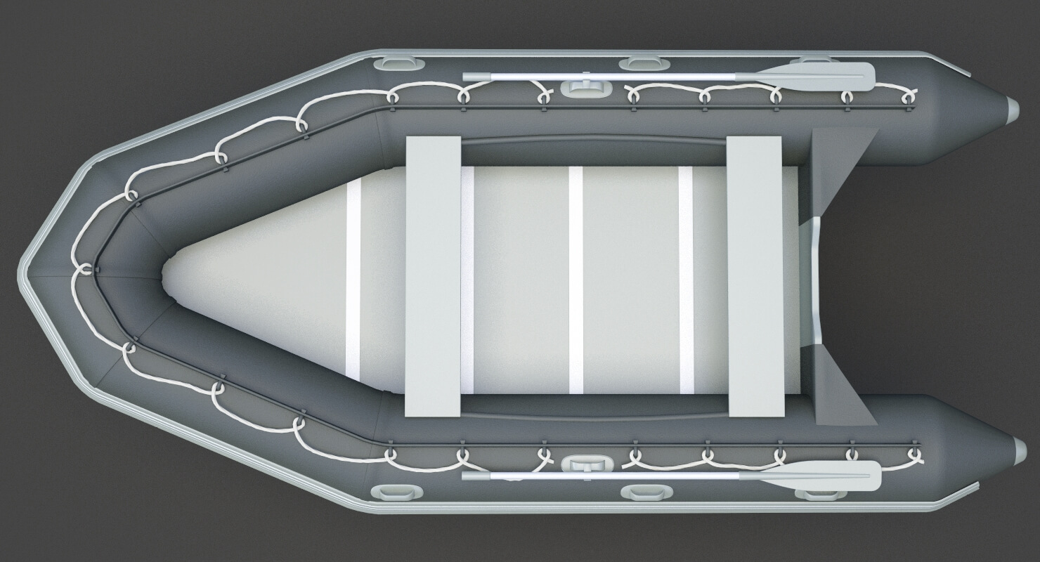 Inflatable Boat 01 - 3D Model by sky3dstudios69