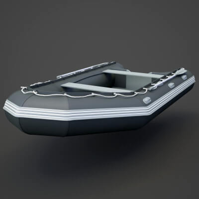 Inflatable Boat 01 - 3D Model by sky3dstudios69