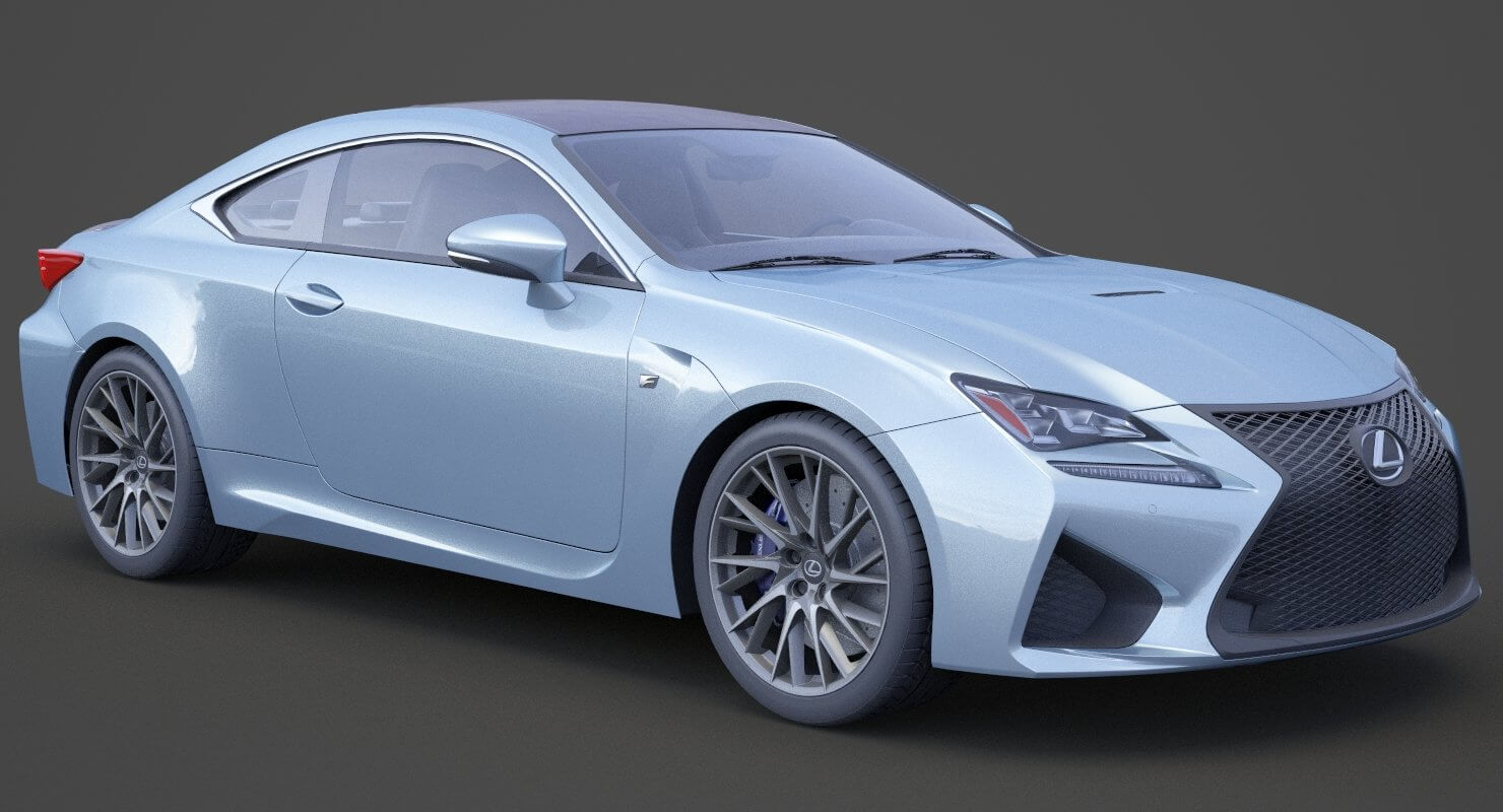 Lexus RC F 2015 - 3D Model by sky3dstudios69