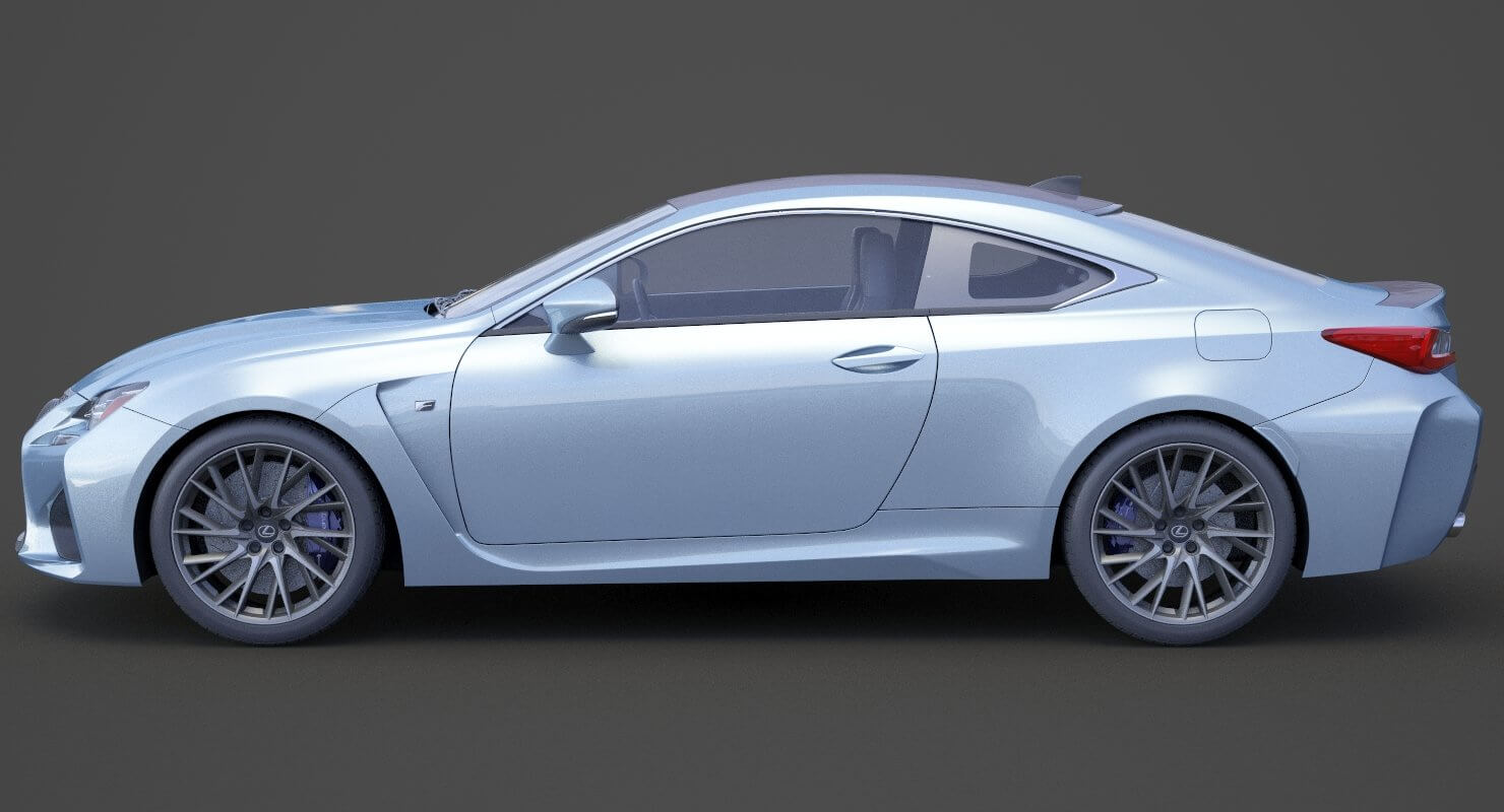 Lexus RC F 2015 - 3D Model by sky3dstudios69