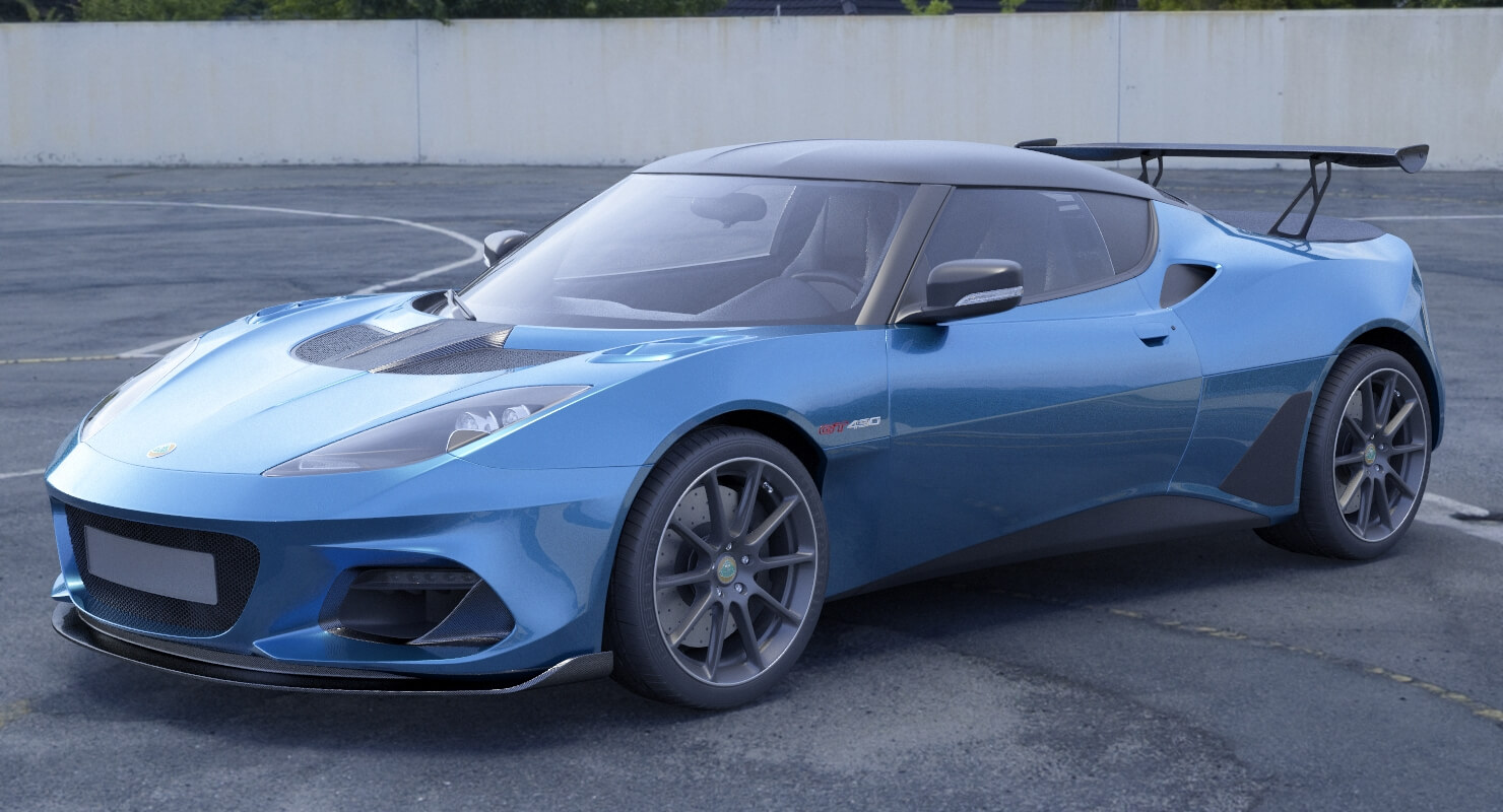 Lotus Evora GT 430 2018 - 3D Model by sky3dstudios69