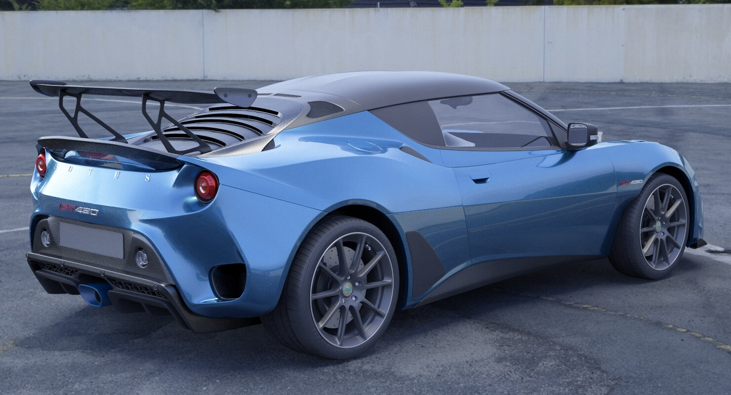 Lotus Evora GT 430 2018 - 3D Model by sky3dstudios69