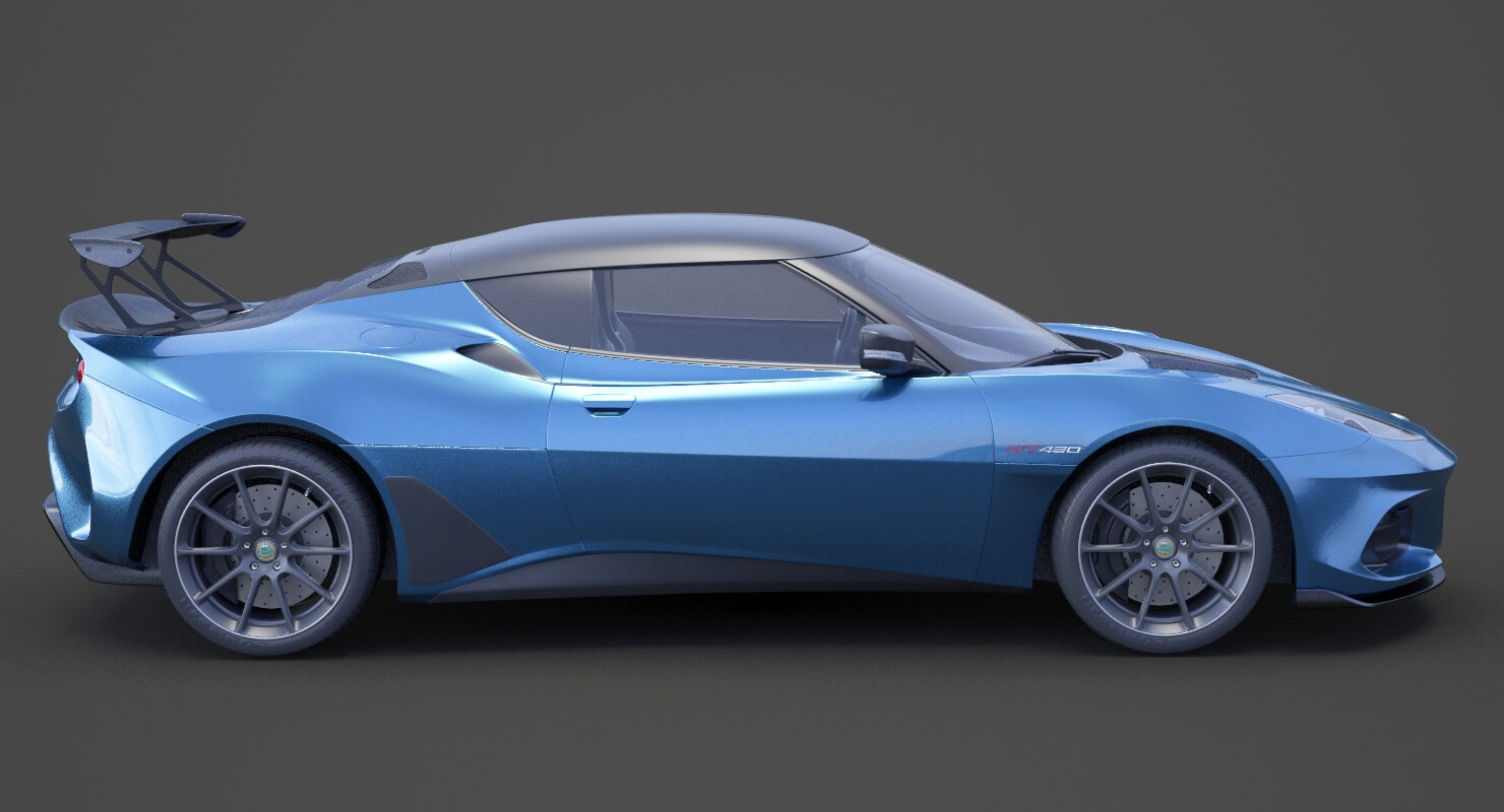 Lotus Evora GT 430 2018 - 3D Model by sky3dstudios69