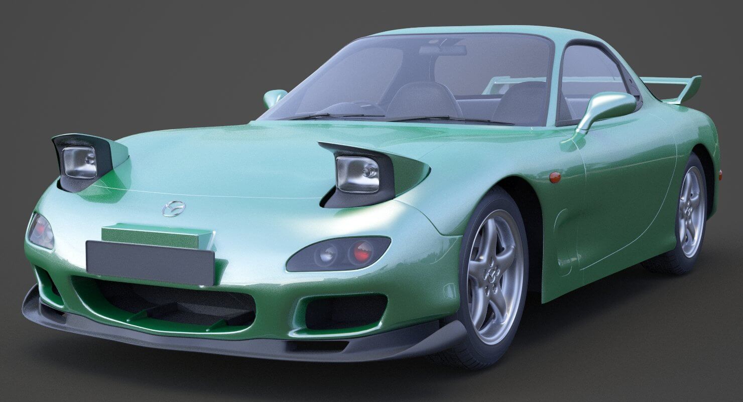 Mazda RX7 1999 - 3D Model by sky3dstudios69