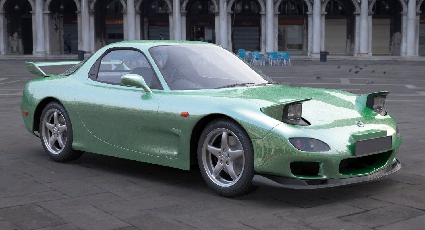 Mazda RX7 1999 - 3D Model by sky3dstudios69
