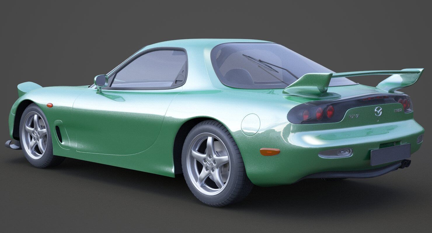 Mazda RX7 1999 - 3D Model by sky3dstudios69
