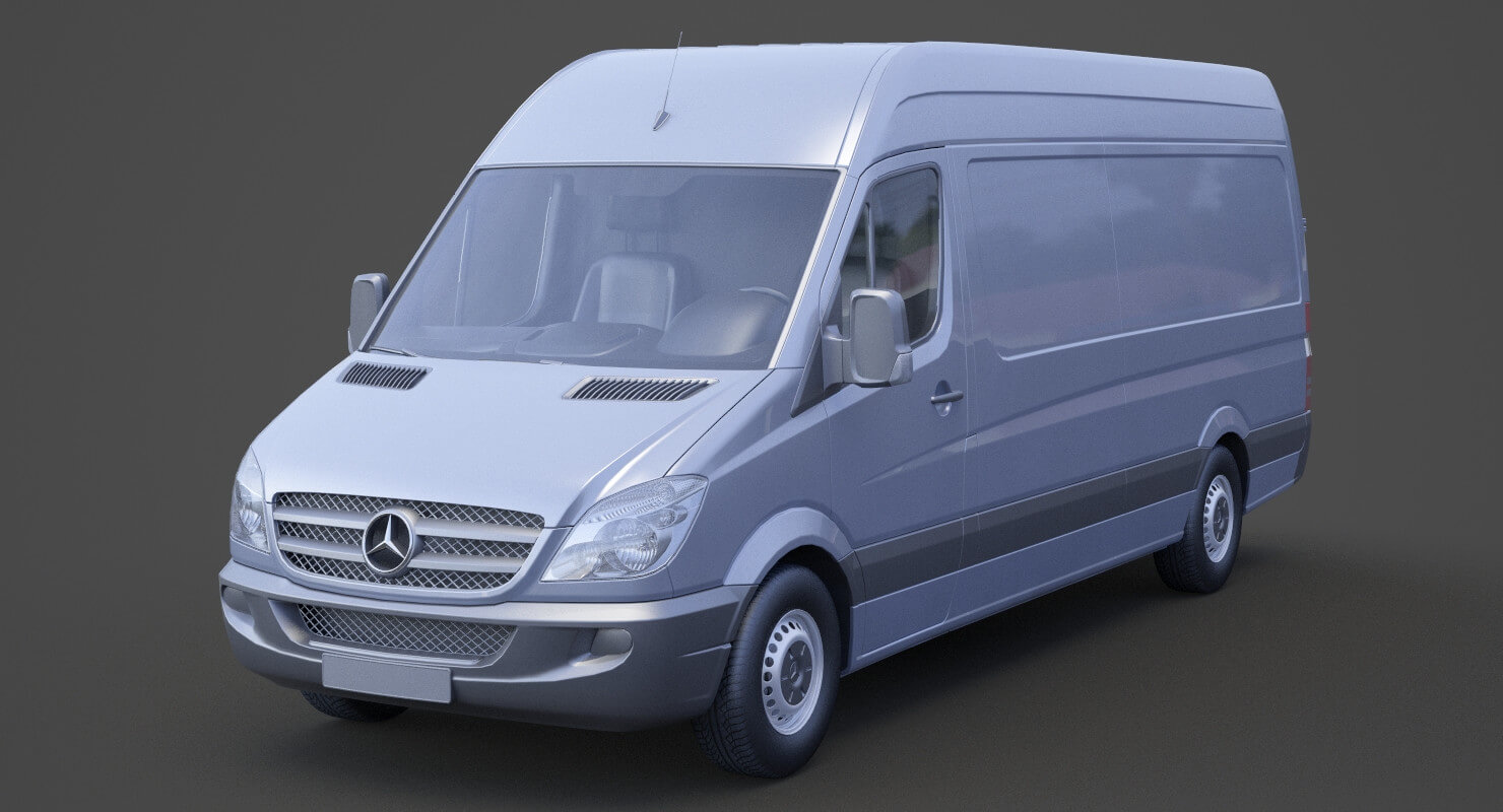 Mercedes-Benz Sprinter 3D Model by sky3dstudios69