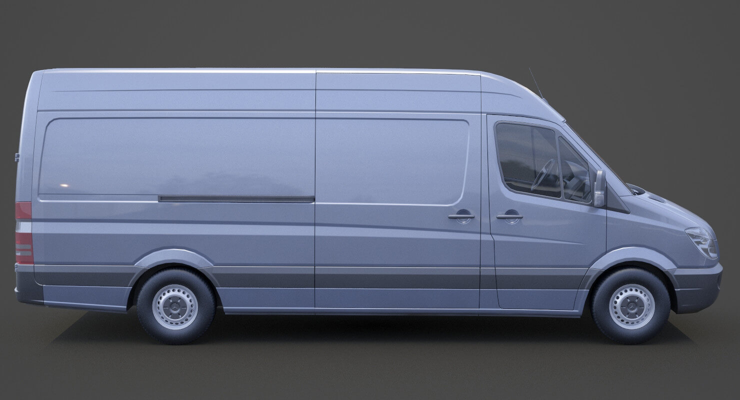 Mercedes-Benz Sprinter 3D Model by sky3dstudios69