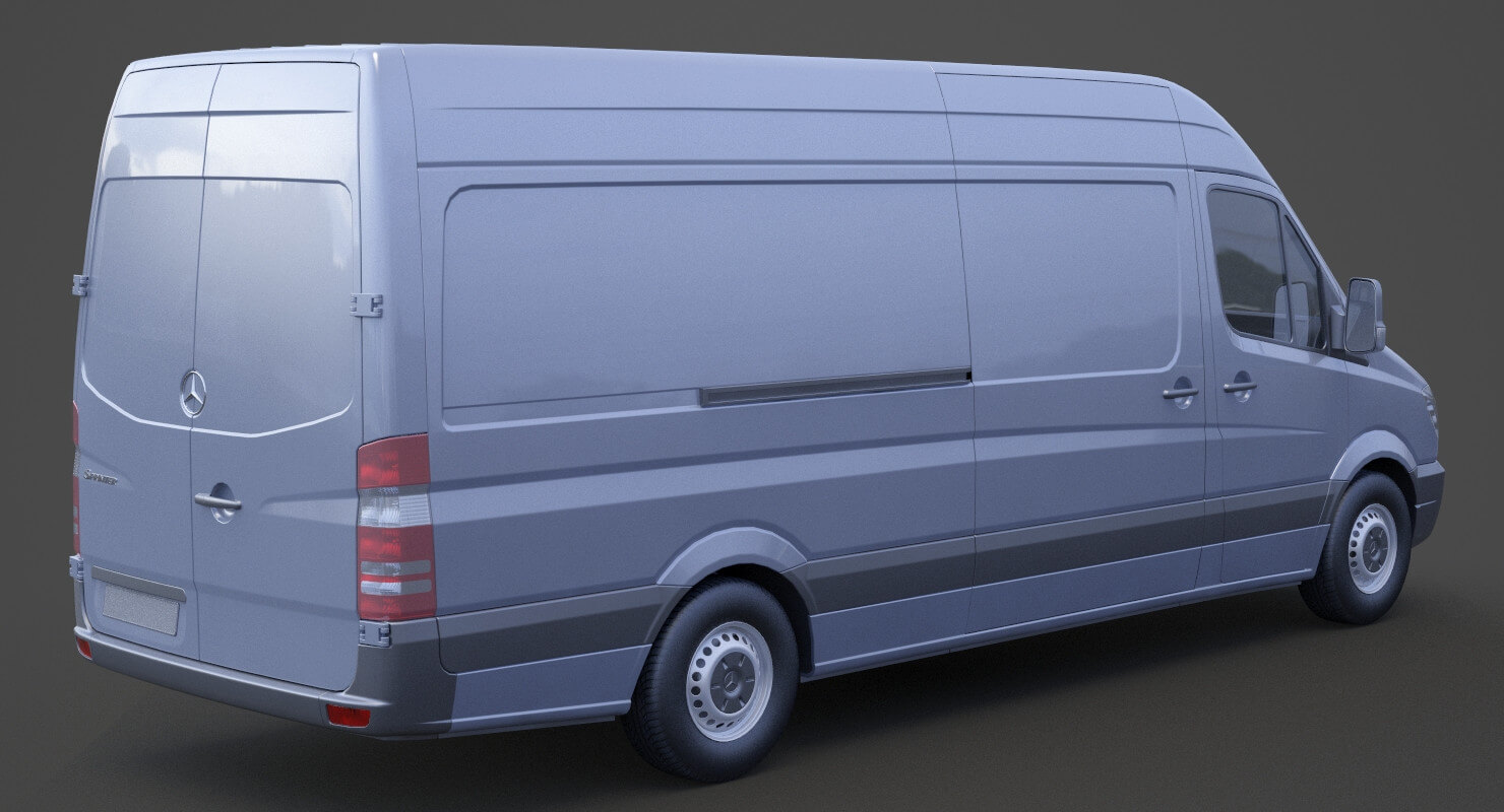 Mercedes-Benz Sprinter 3D Model by sky3dstudios69