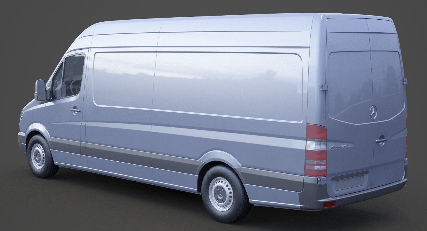 Mercedes-Benz Sprinter 3D Model by sky3dstudios69