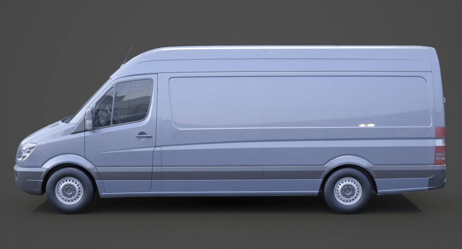 Mercedes-Benz Sprinter 3D Model by sky3dstudios69
