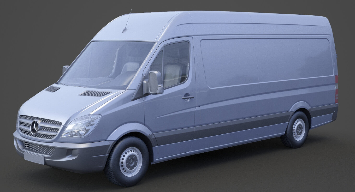 Mercedes-Benz Sprinter 3D Model by sky3dstudios69