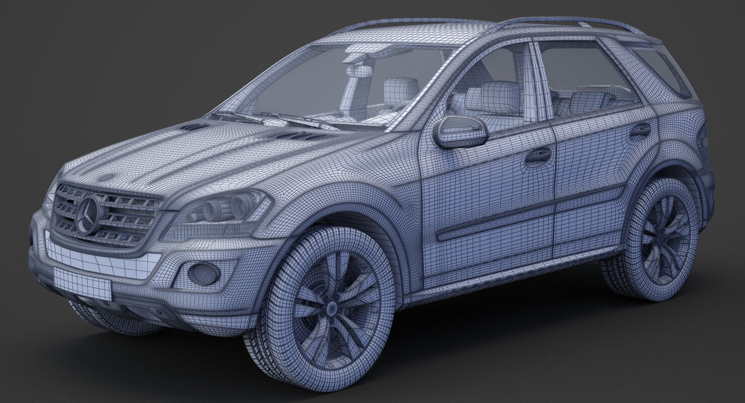 Mercedes Ml 500 - 3D Model by sky3dstudios69