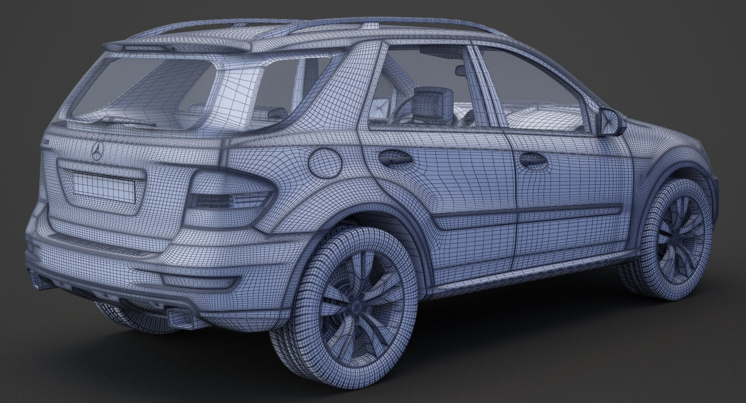 Mercedes Ml 500 - 3D Model by sky3dstudios69
