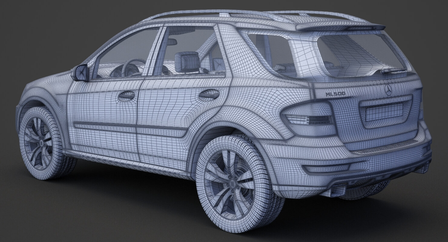 Mercedes Ml 500 - 3D Model by sky3dstudios69
