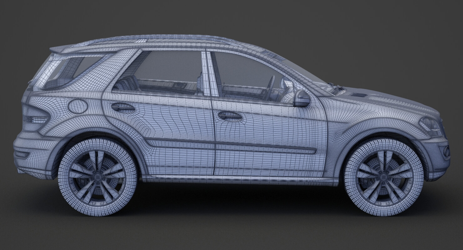 Mercedes Ml 500 - 3D Model by sky3dstudios69