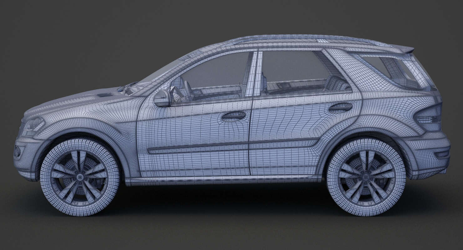 Mercedes Ml 500 - 3D Model by sky3dstudios69