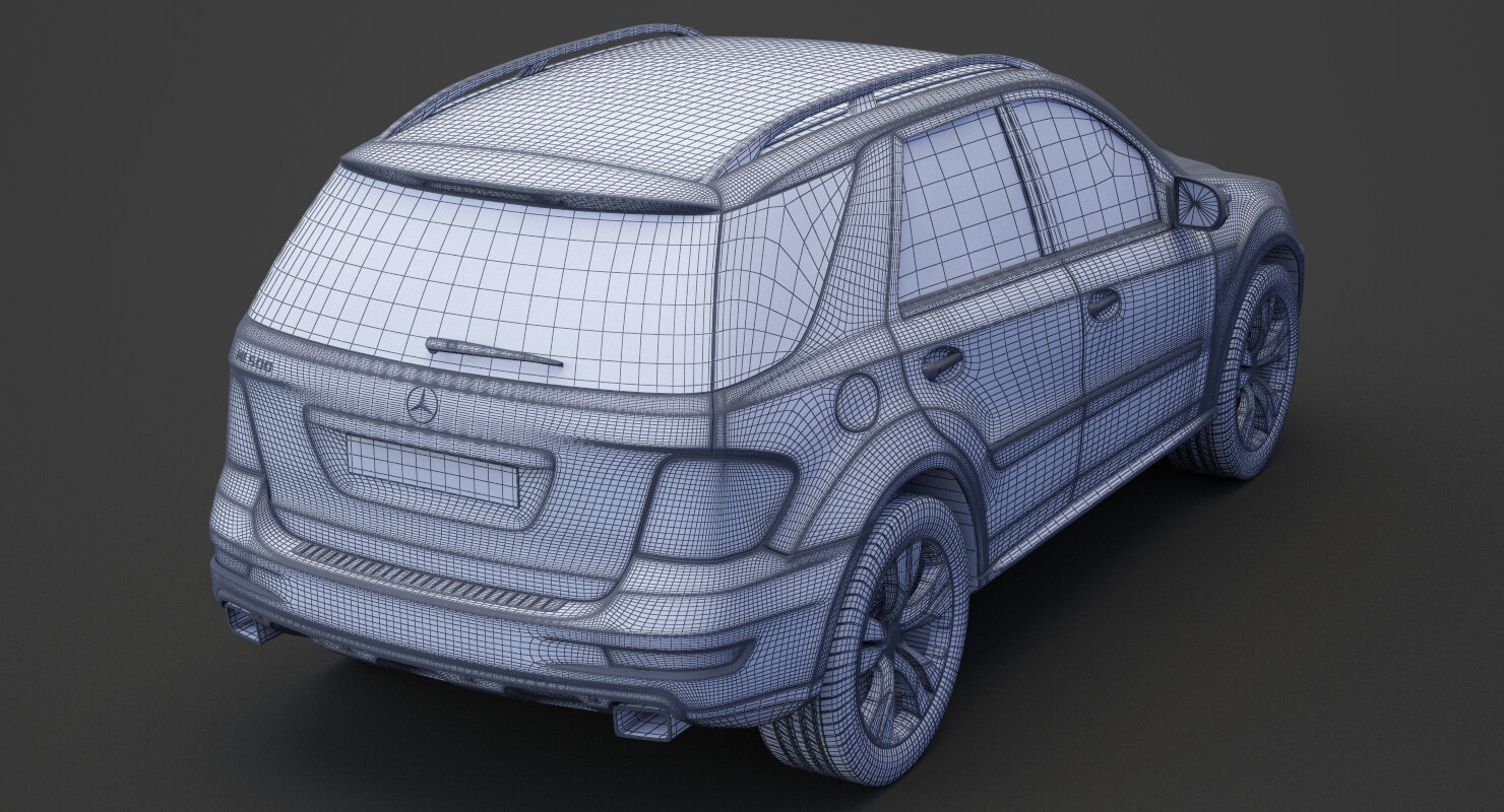 Mercedes Ml 500 - 3D Model by sky3dstudios69