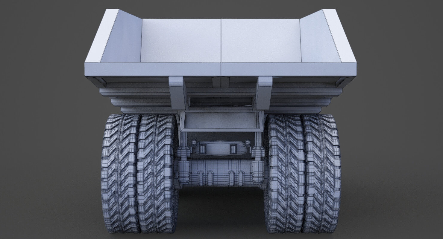 Mining Truck 001 - 3D Model by sky3dstudios69