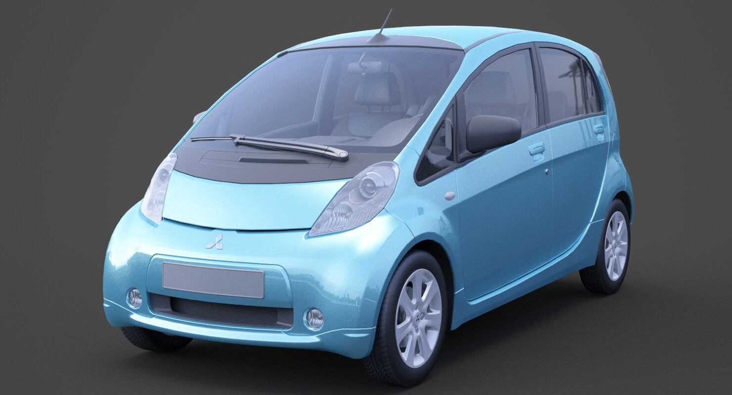 Mitsubishi I-Miev 3D Model by sky3dstudios69