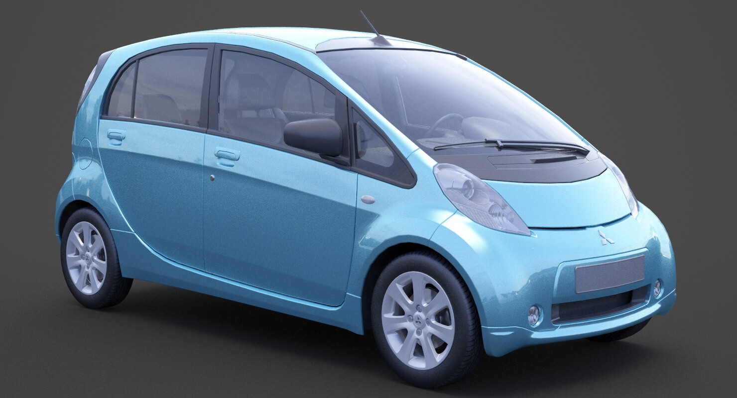 Mitsubishi I-Miev 3D Model by sky3dstudios69
