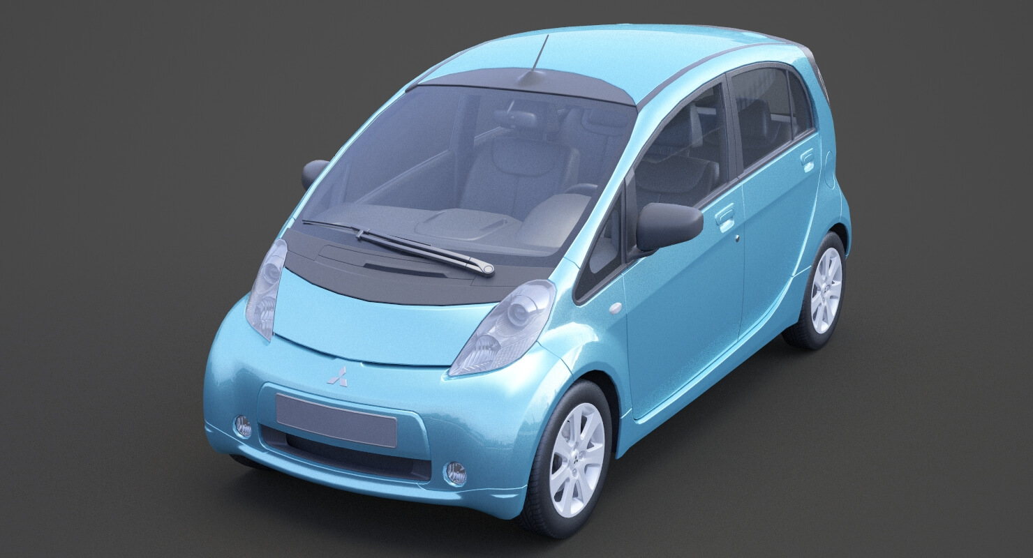Mitsubishi I-Miev 3D Model by sky3dstudios69