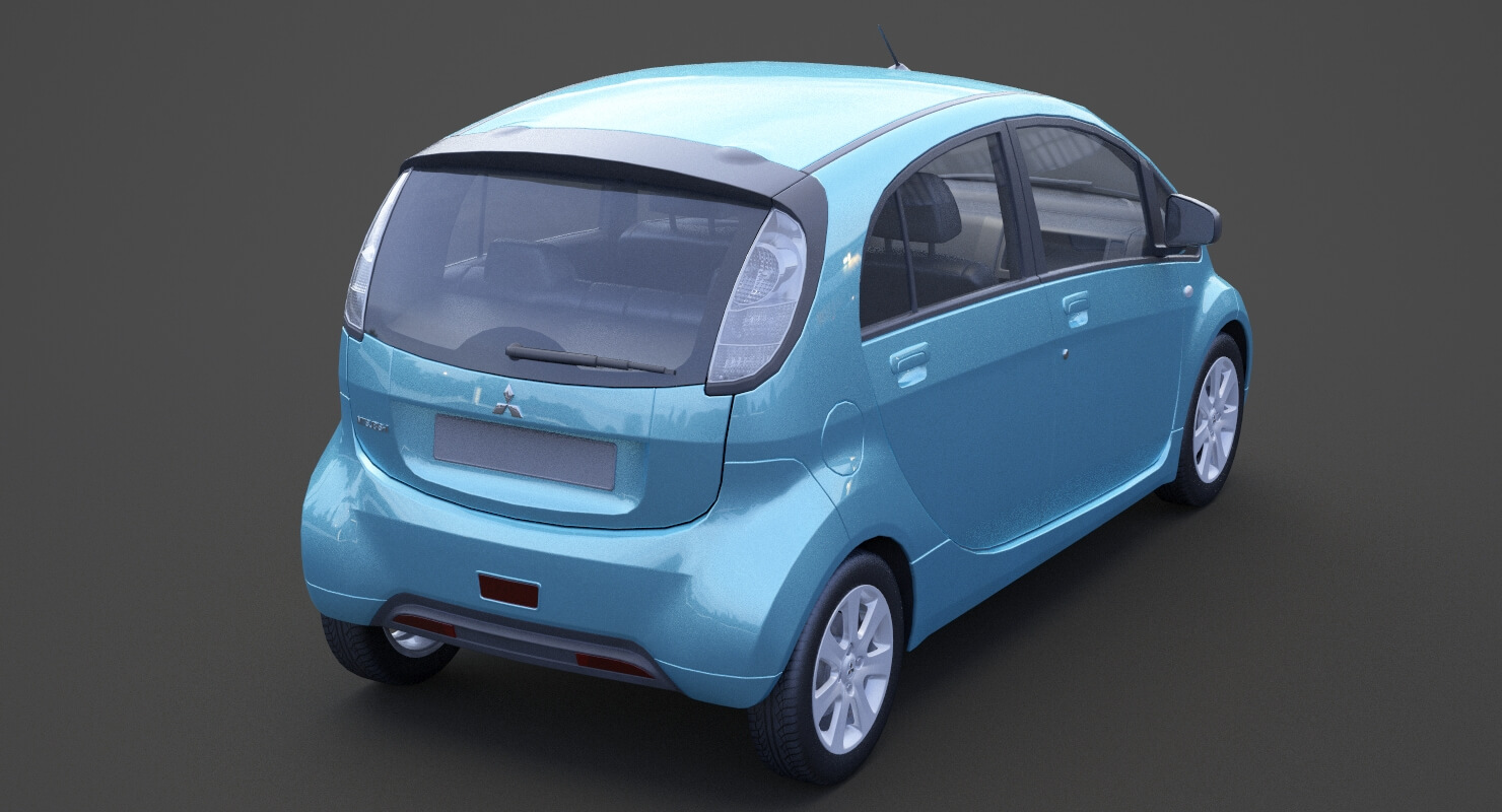 Mitsubishi I-Miev 3D Model by sky3dstudios69