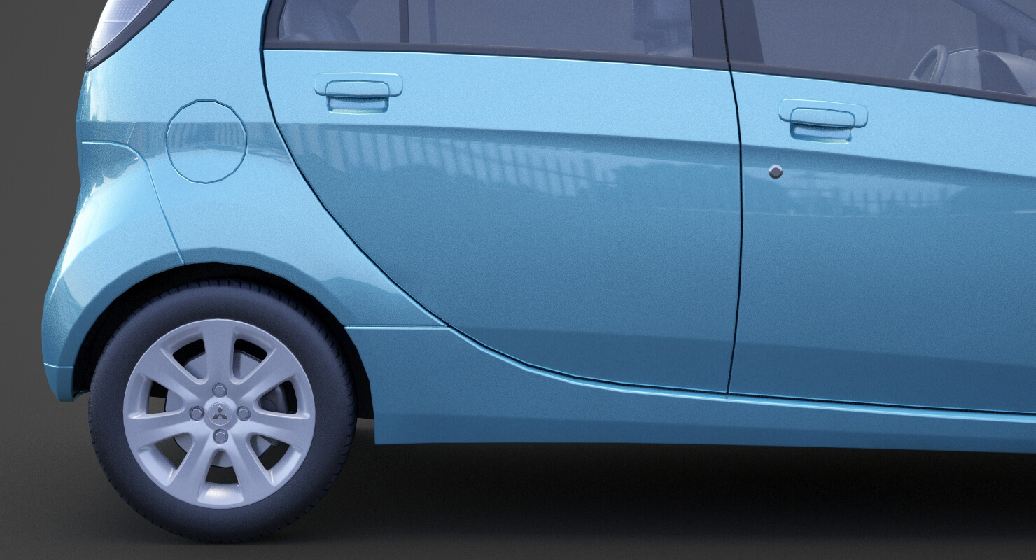 Mitsubishi I-Miev 3D Model by sky3dstudios69