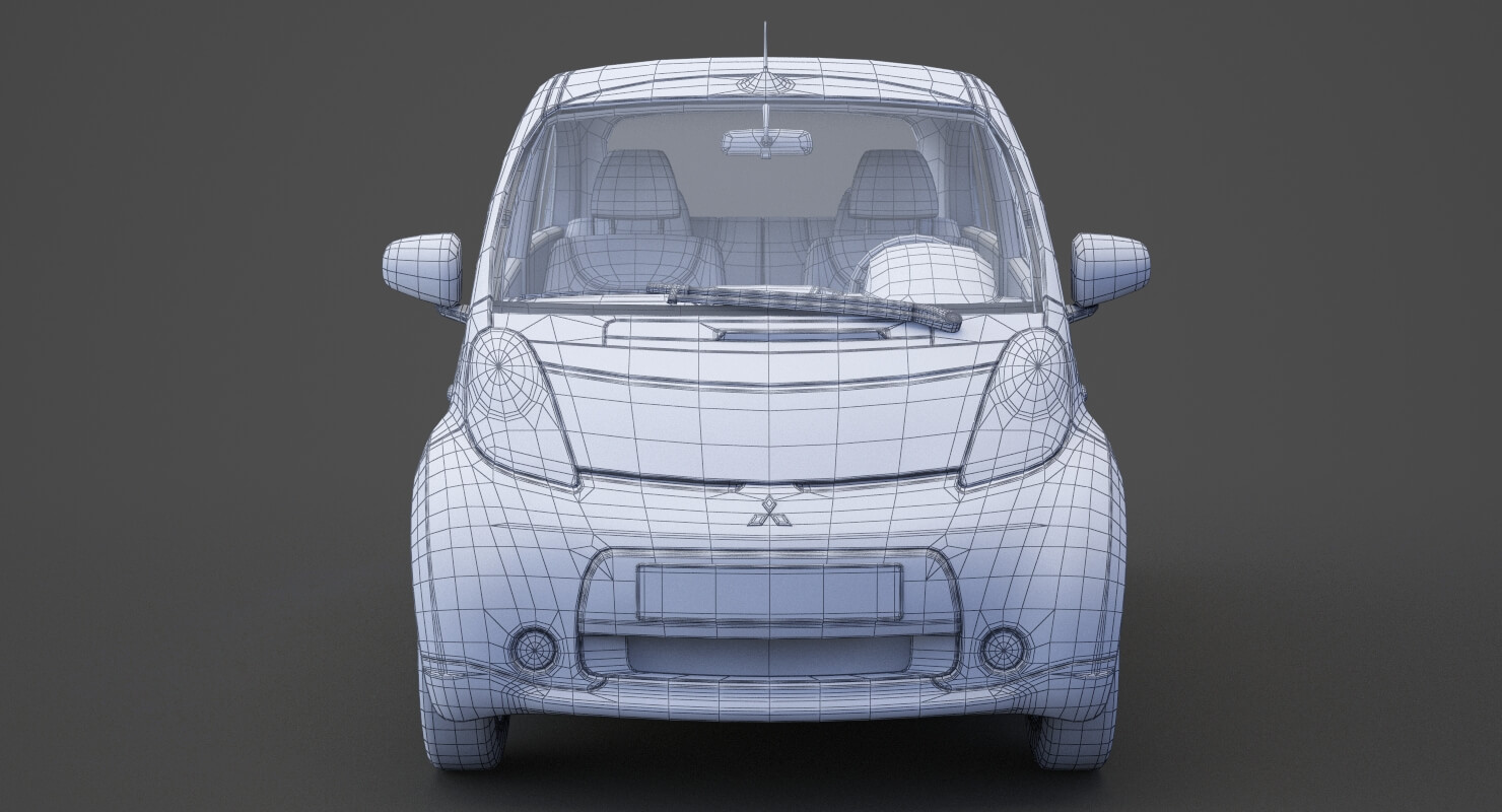 Mitsubishi I-Miev 3D Model by sky3dstudios69