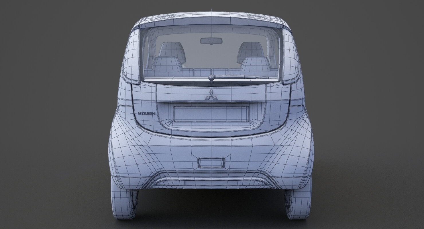 Mitsubishi I-Miev 3D Model by sky3dstudios69