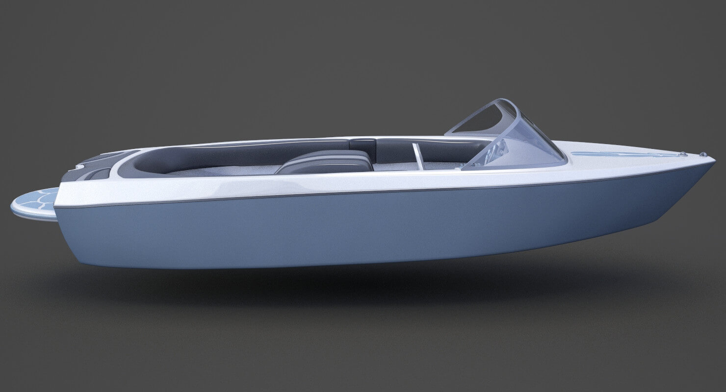 Motor Boat 07 - 3D Model by sky3dstudios69
