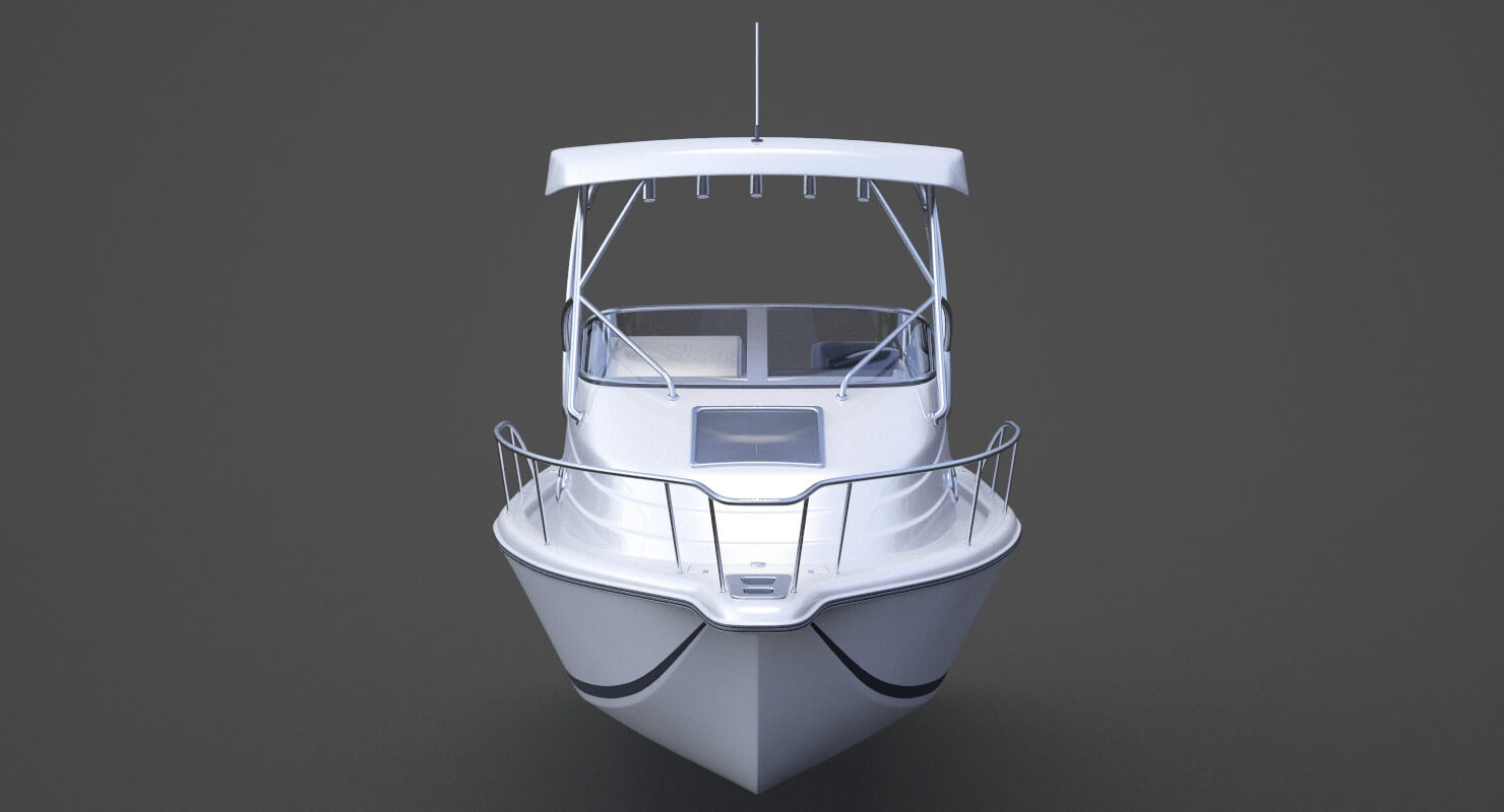 Motor Boat 10 - 3D Model by sky3dstudios69