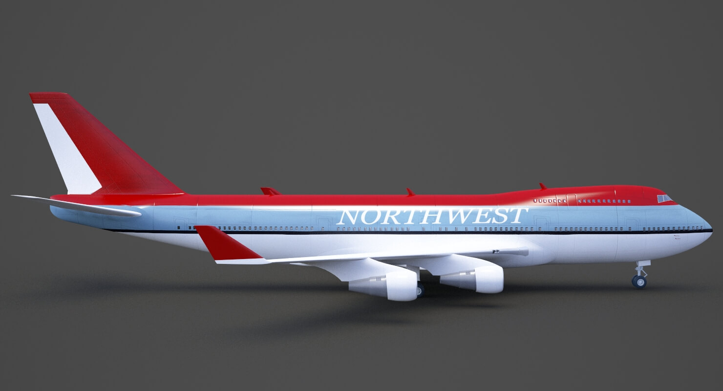 Northwest Airplane 01 - 3D Model by sky3dstudios69