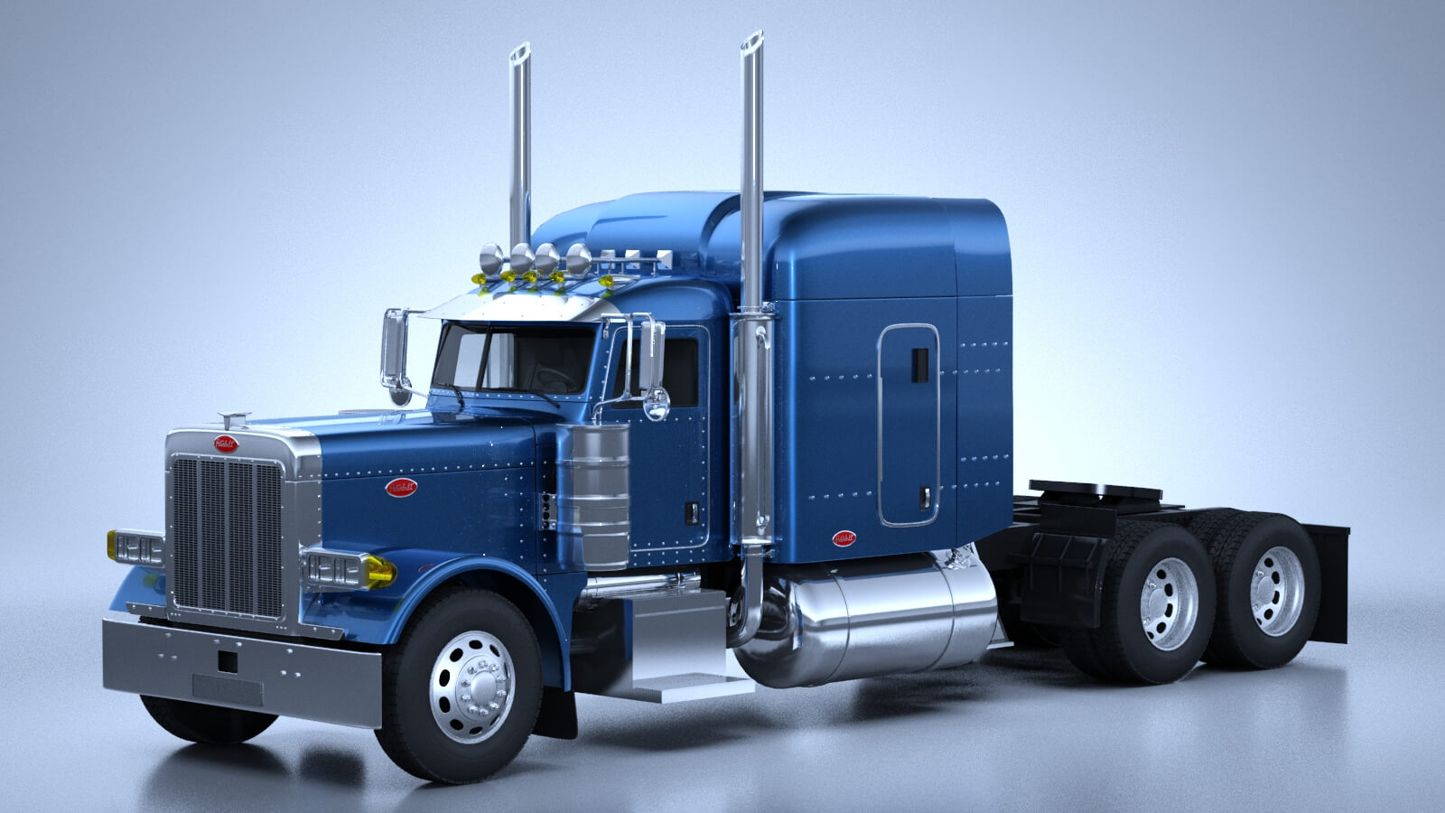 Peterbilt 379 Truck 1987 - 3D Model by sky3dstudios69