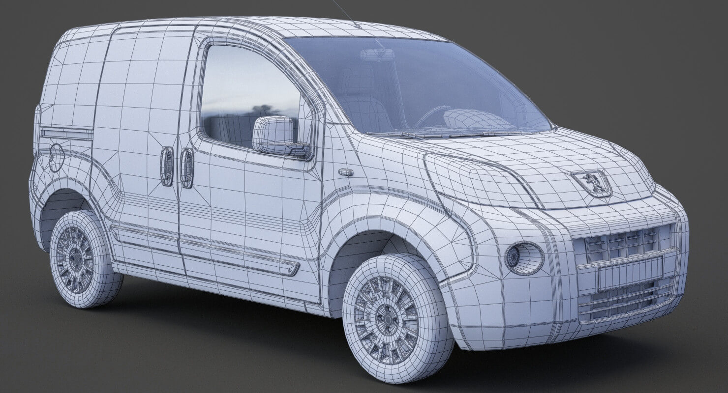 Peugeot Bipper - 3D Model by sky3dstudios69