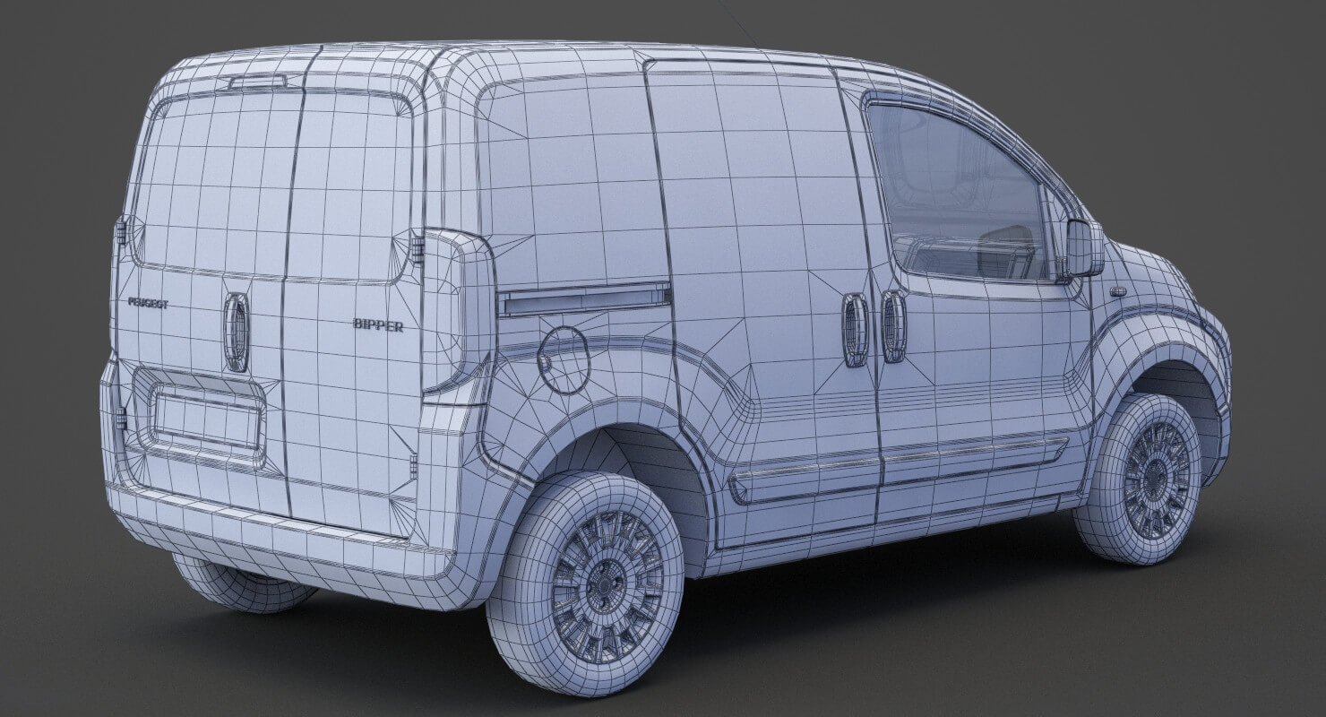 Peugeot Bipper - 3D Model by sky3dstudios69