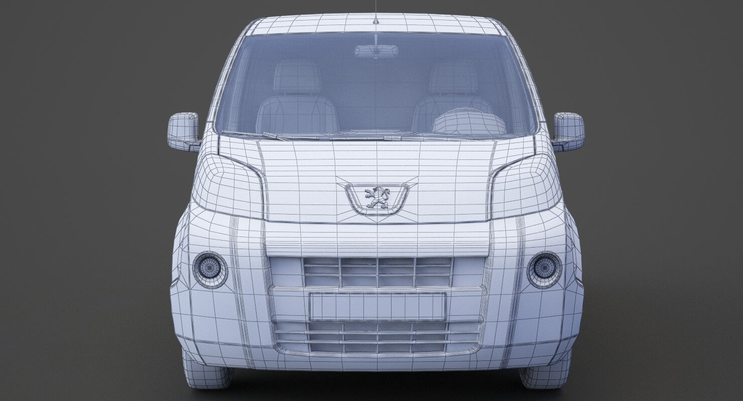 Peugeot Bipper - 3D Model by sky3dstudios69