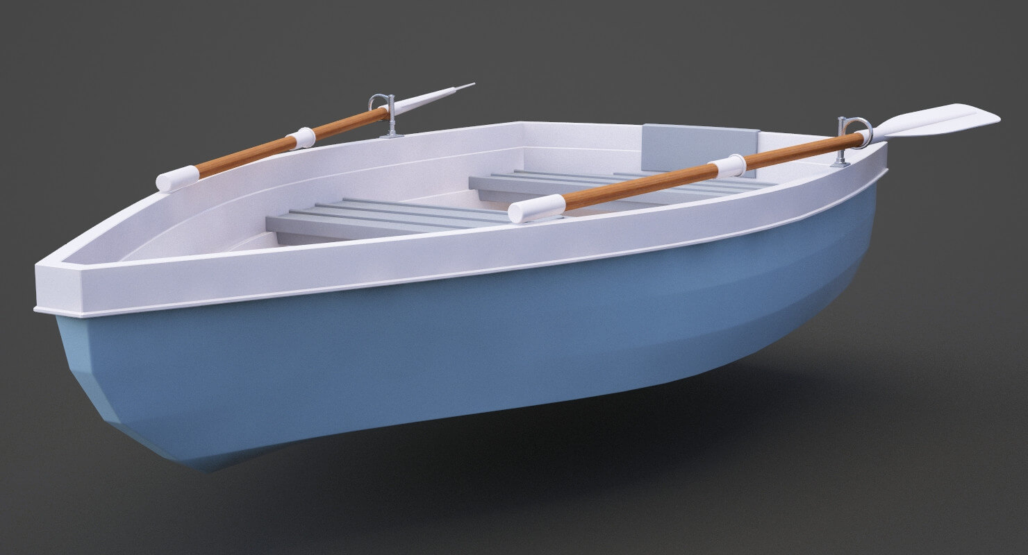 Photorealistic Boat 02 - 3D Model by sky3dstudios69