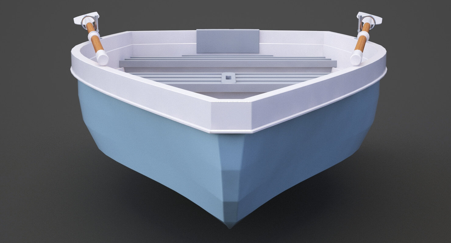 Photorealistic Boat 02 - 3D Model by sky3dstudios69