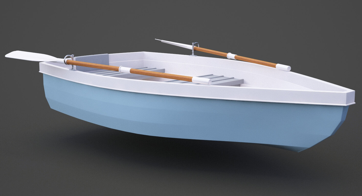 Photorealistic Boat 02 - 3D Model by sky3dstudios69